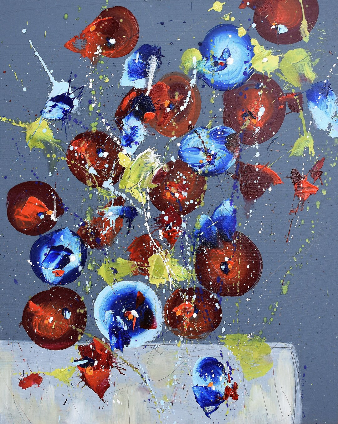 Full of Daring-abstract Oil Painting - Etsy