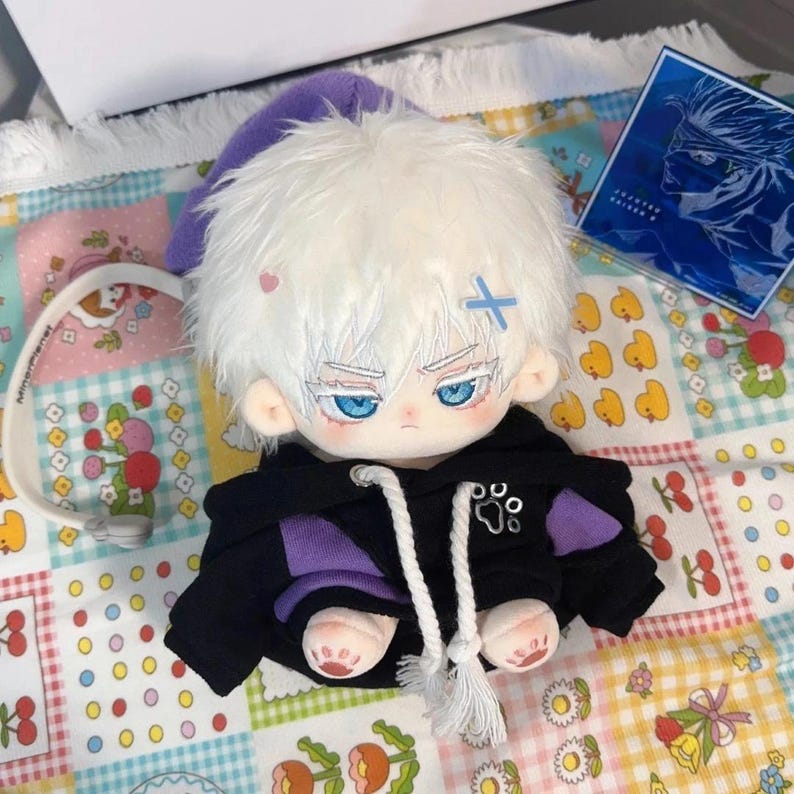 Anime Jujutsu Kaisen Satoru Gojo Cosplay Cute Holiday Gift Cotton Doll ...