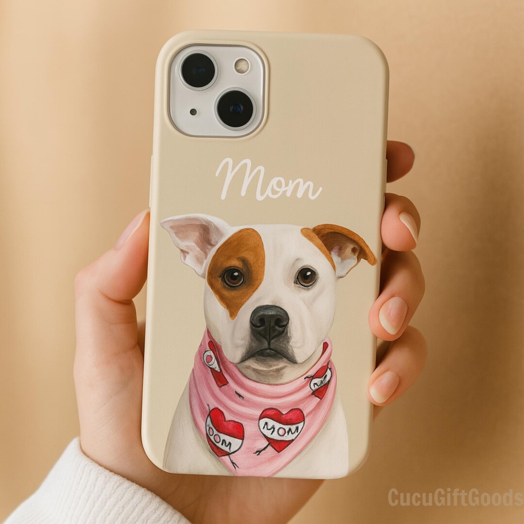Custom Pet Phone Case Using Pet, Photo + Name Personalized Dog Phone ...