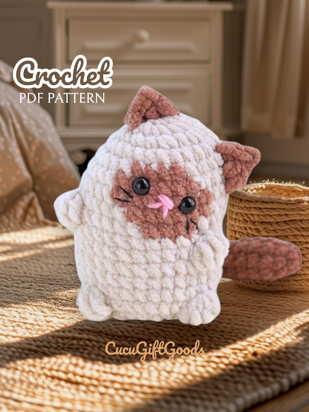 Cat Crochet Patterns , Sweet Tilted Meows Crochet Patterns Bundle ...