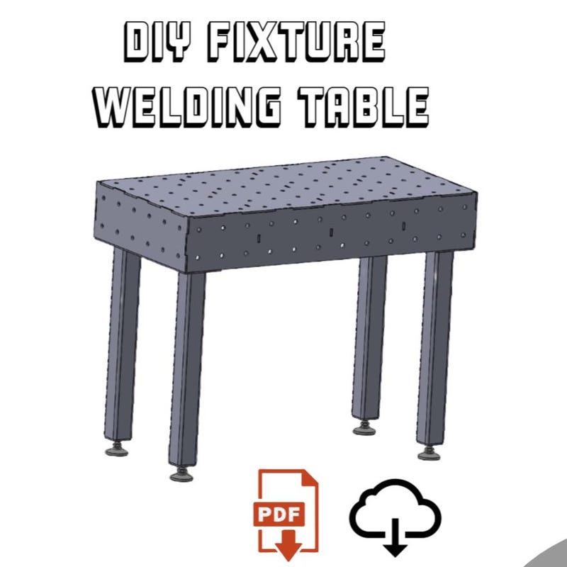 Welding Table Plans - Etsy