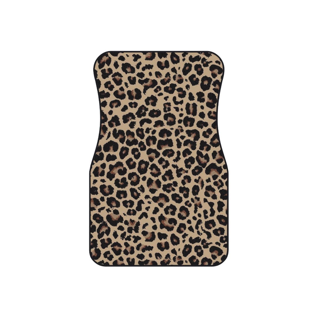 Cheetah Print Car Mats set of 4 - Etsy