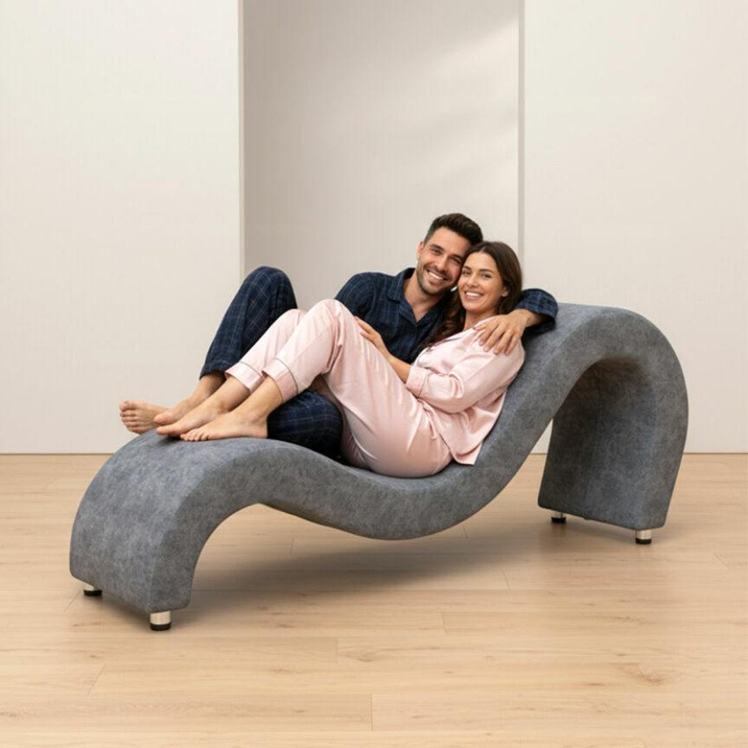 Designer Chair for Pleasure and Relaxation "wave of Love S", Printed ...