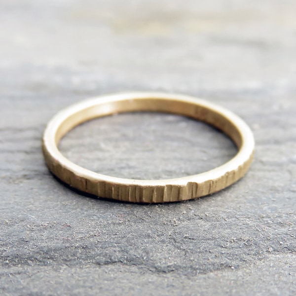 Tree Bark Ring - Etsy