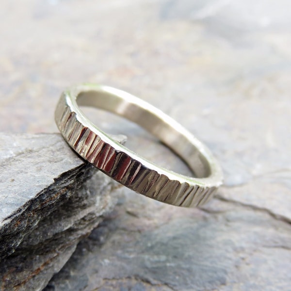 Tree Bark Ring - Etsy