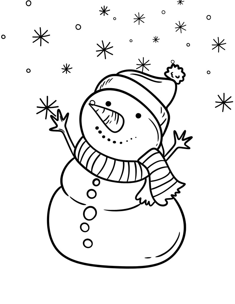 Christmas Coloring and Activity Pages - Etsy