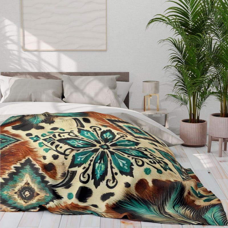 Turquoise Bedding - Etsy