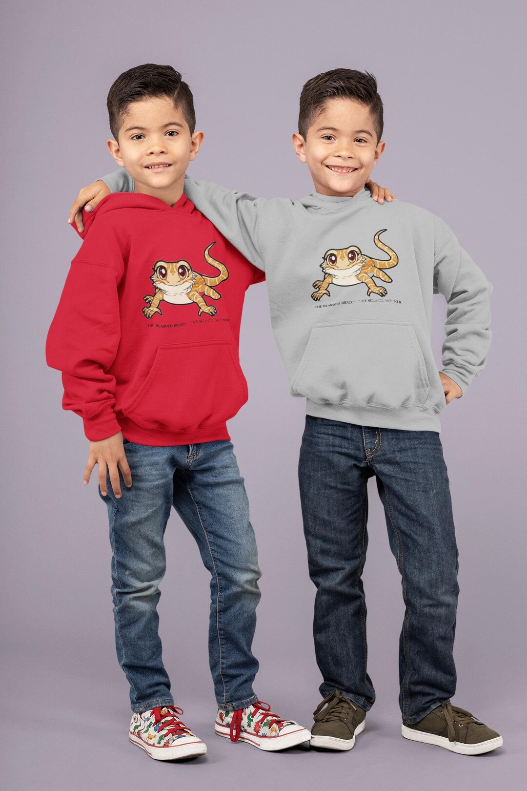 Bearded Dragon Science Partner Hoodie, Reptile Lover Gift, Herpetology ...