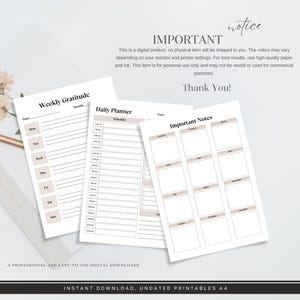 2025 Reflection Tracker and Planner Editable Digital Template Instant ...