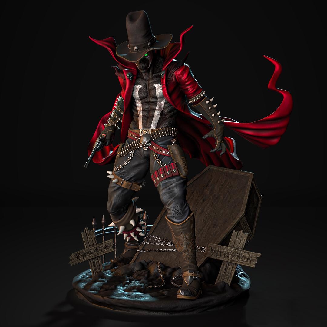Fan Art – Gunslinger Spawn Statue 3D Print Models,3d Print STL Models ...