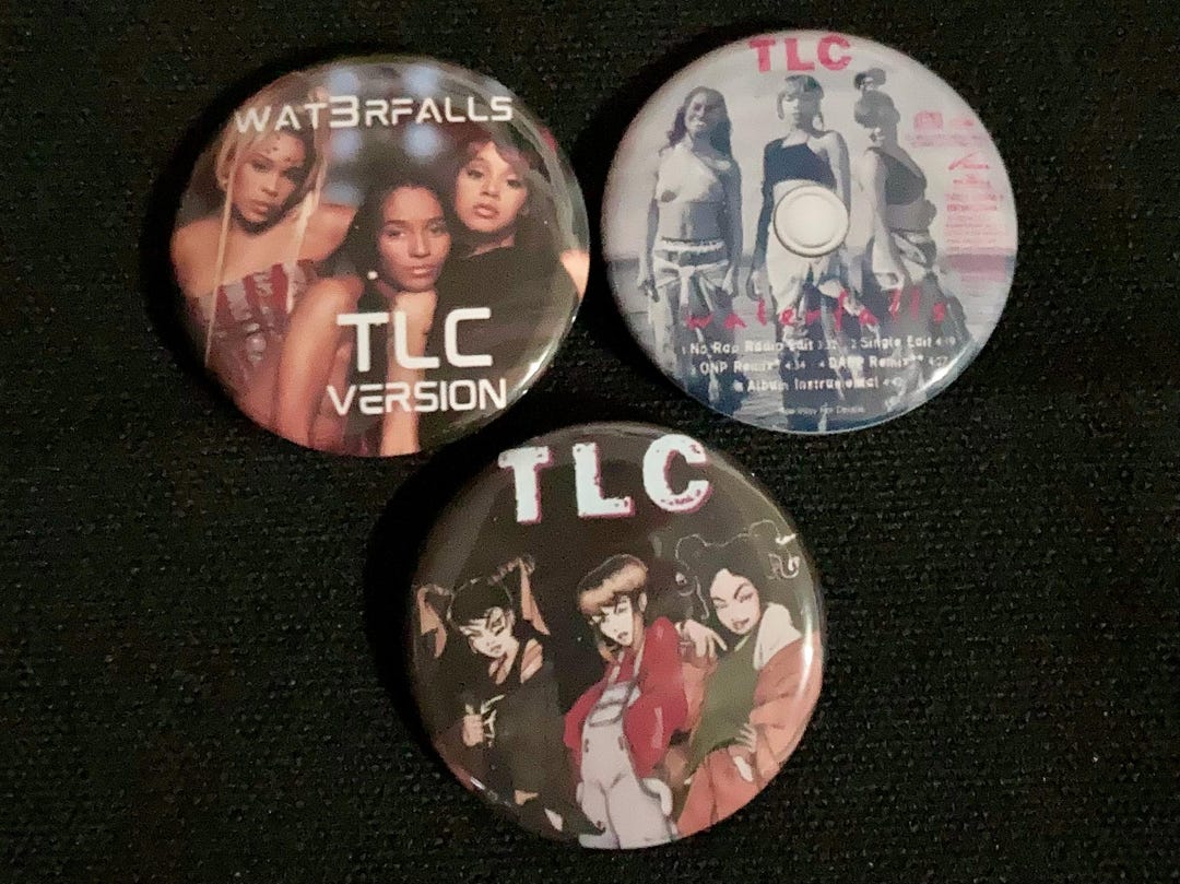 TLC Button, 1.5 Inch, TLC Pin, Waterfalls, No Scrubs, 90s R&B - Etsy