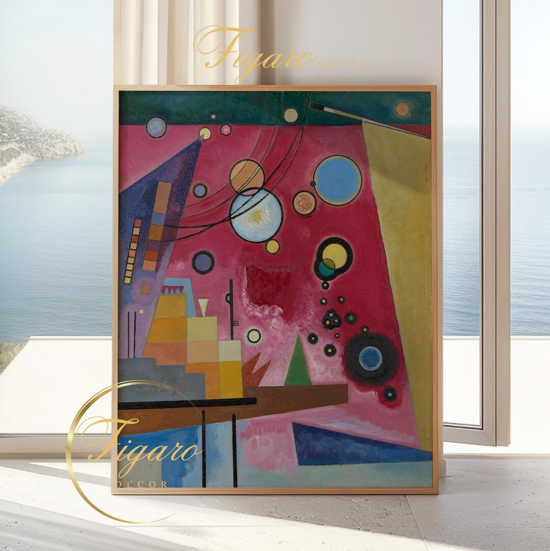 VASSILY KANDINSKY - Heavy Red. Museum-quality Poster - Etsy
