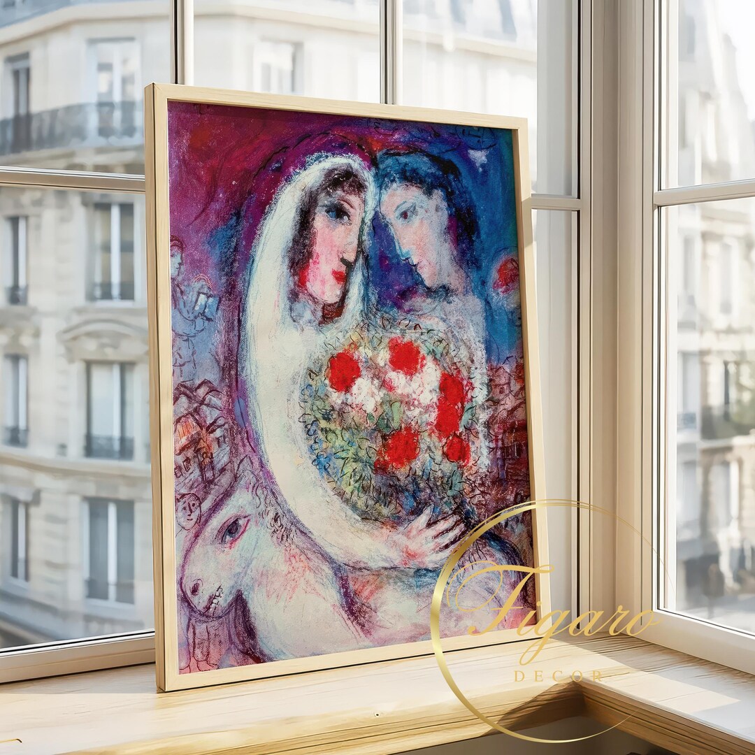MARC CHAGALL - the Wedding, 1944 | Museum-quality Giclée Print | Matte ...