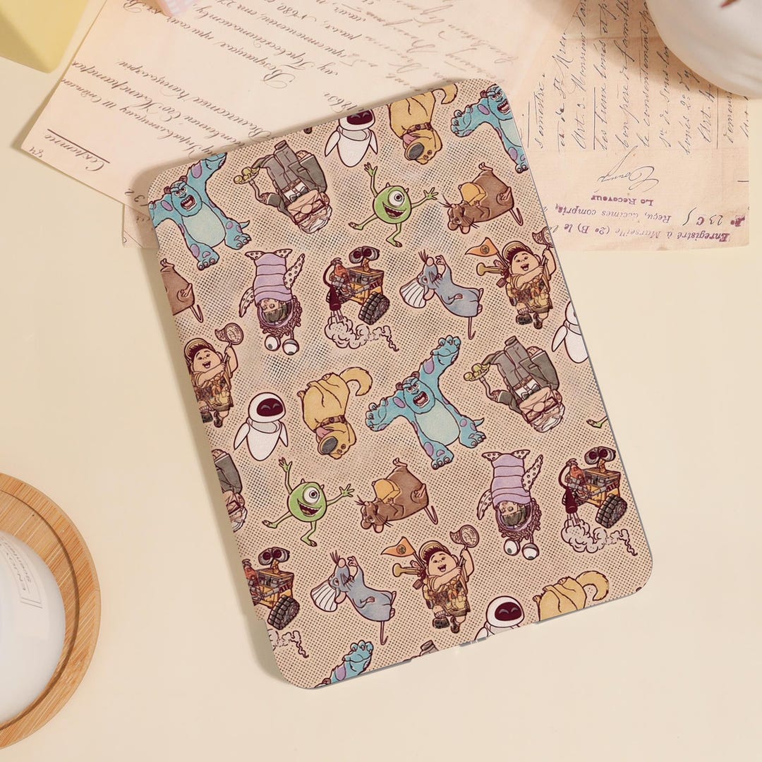 Disney and Pixar Characters Halftone Print Kindle/ Case for Kindle PW 5 ...