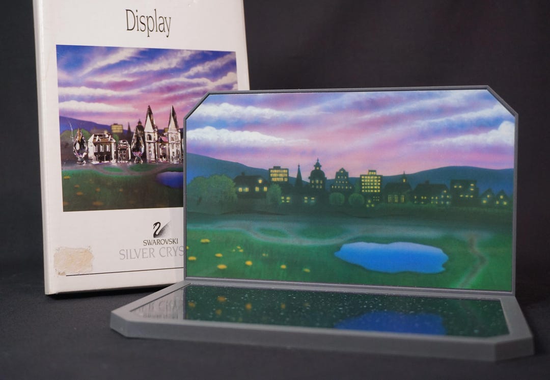 Swarovski Crystal City Display Stand With Original Box - Etsy