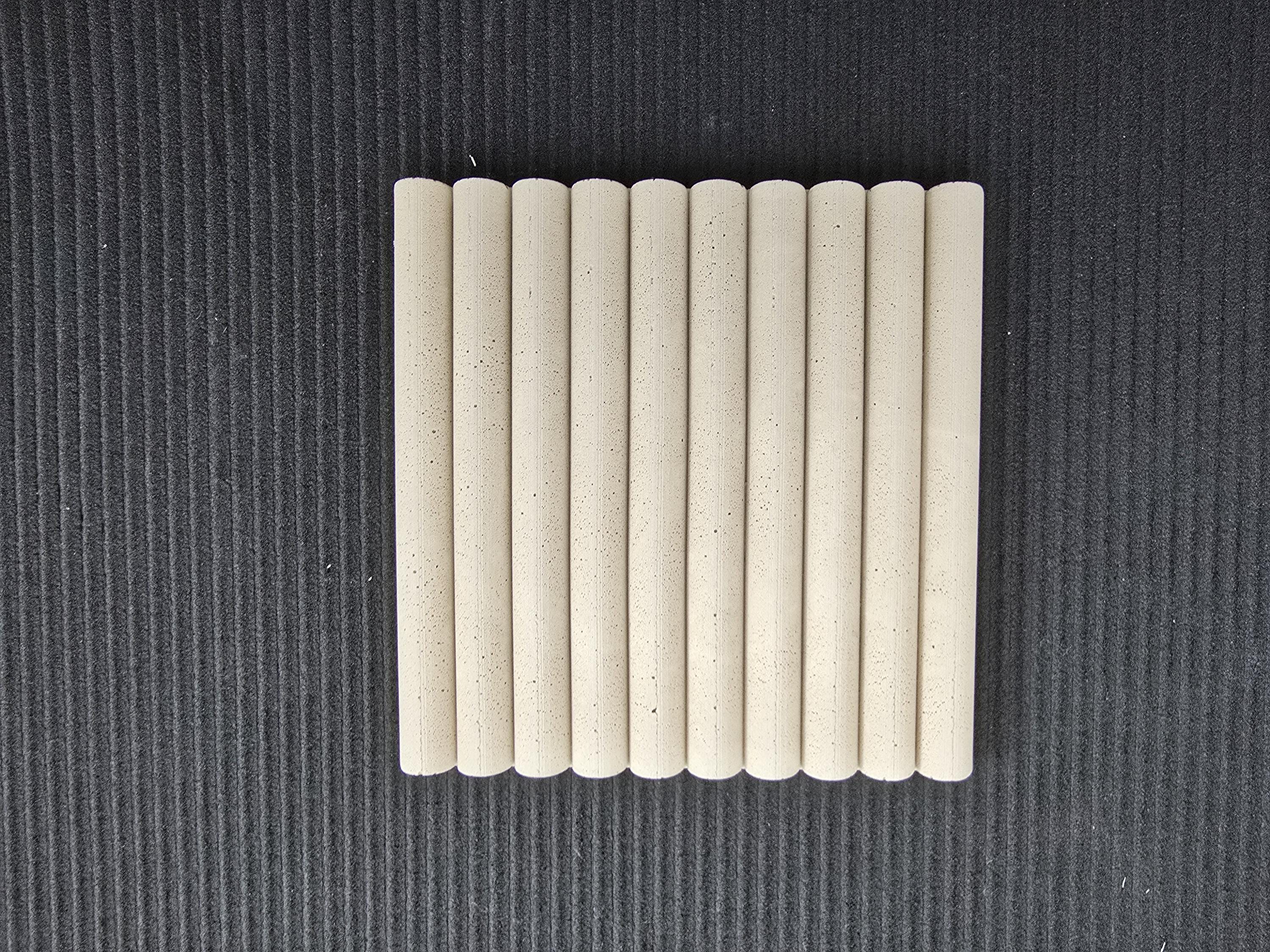 Handmade 10x10cm (3.9in) Jesmonite Tiles | Art Deco Internal and ...