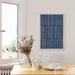 Blue Mid Century Abstract Art, Muted Blue Art, Navy Line Poster ...