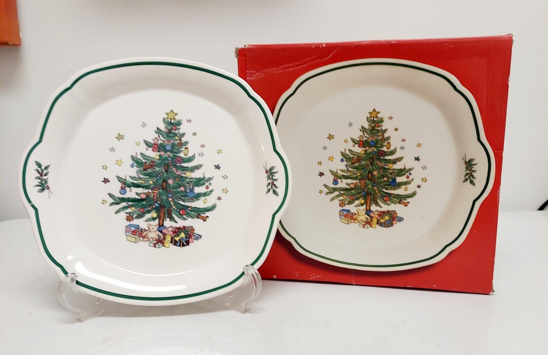 Vintage Nikko Japan 10 Inch Tab Handle Serving Tray in Original Box ...