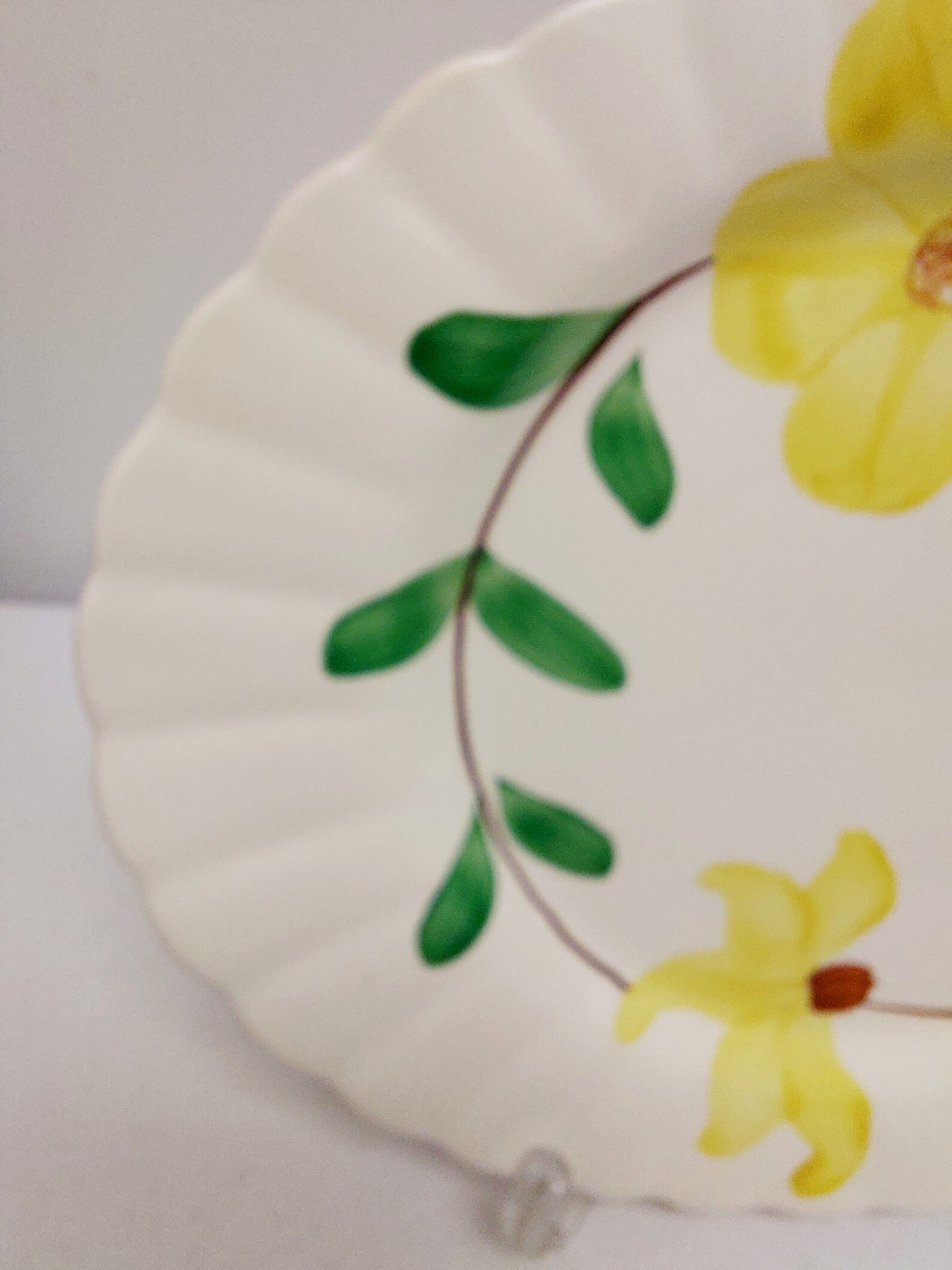 Vintage Blue Ridge Pottery Yellow Flower Platter Farmhouse - Etsy