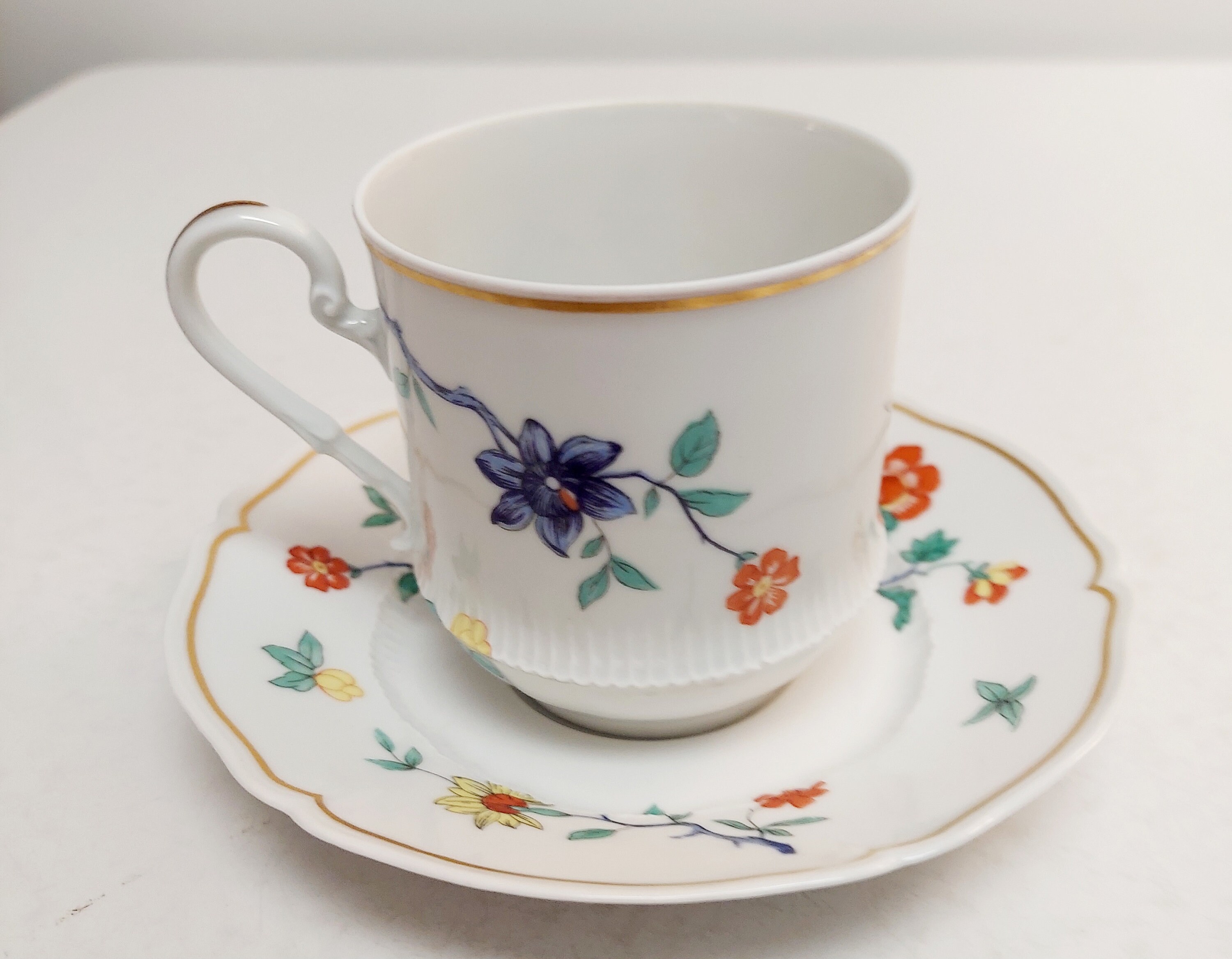 Vintage Haviland Limoges Shalimar Tea Cup and Saucer Flowers - Etsy