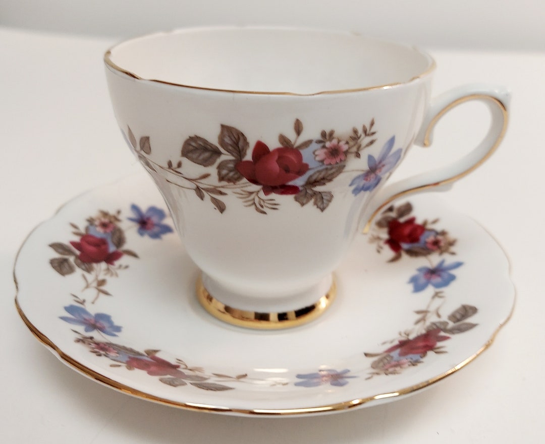 Vintage Royal Sutherland Staffordshire England Fine Bone China Tea Cup ...