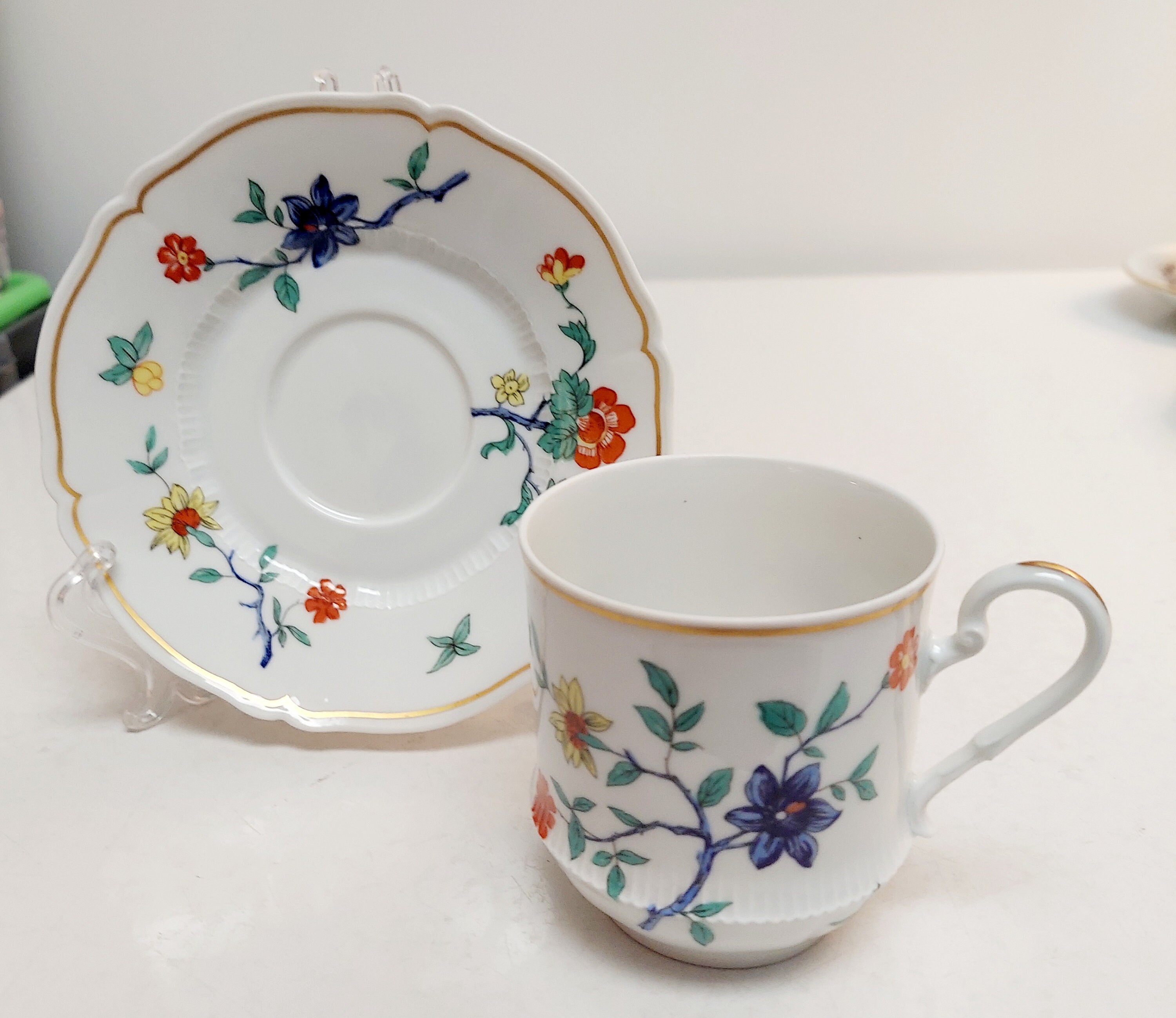 Vintage Haviland Limoges Shalimar Tea Cup and Saucer Flowers - Etsy