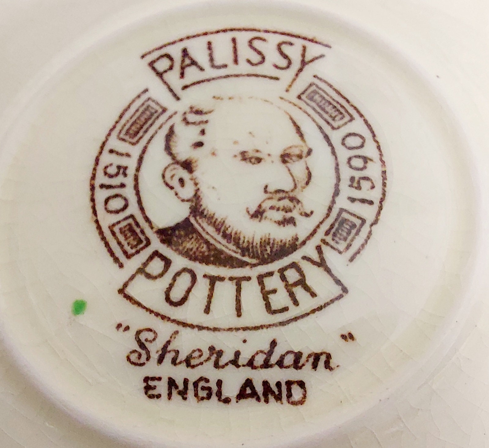 Antique Palissy Pottery Sheridan England Set of Seven Saucers Circa ...