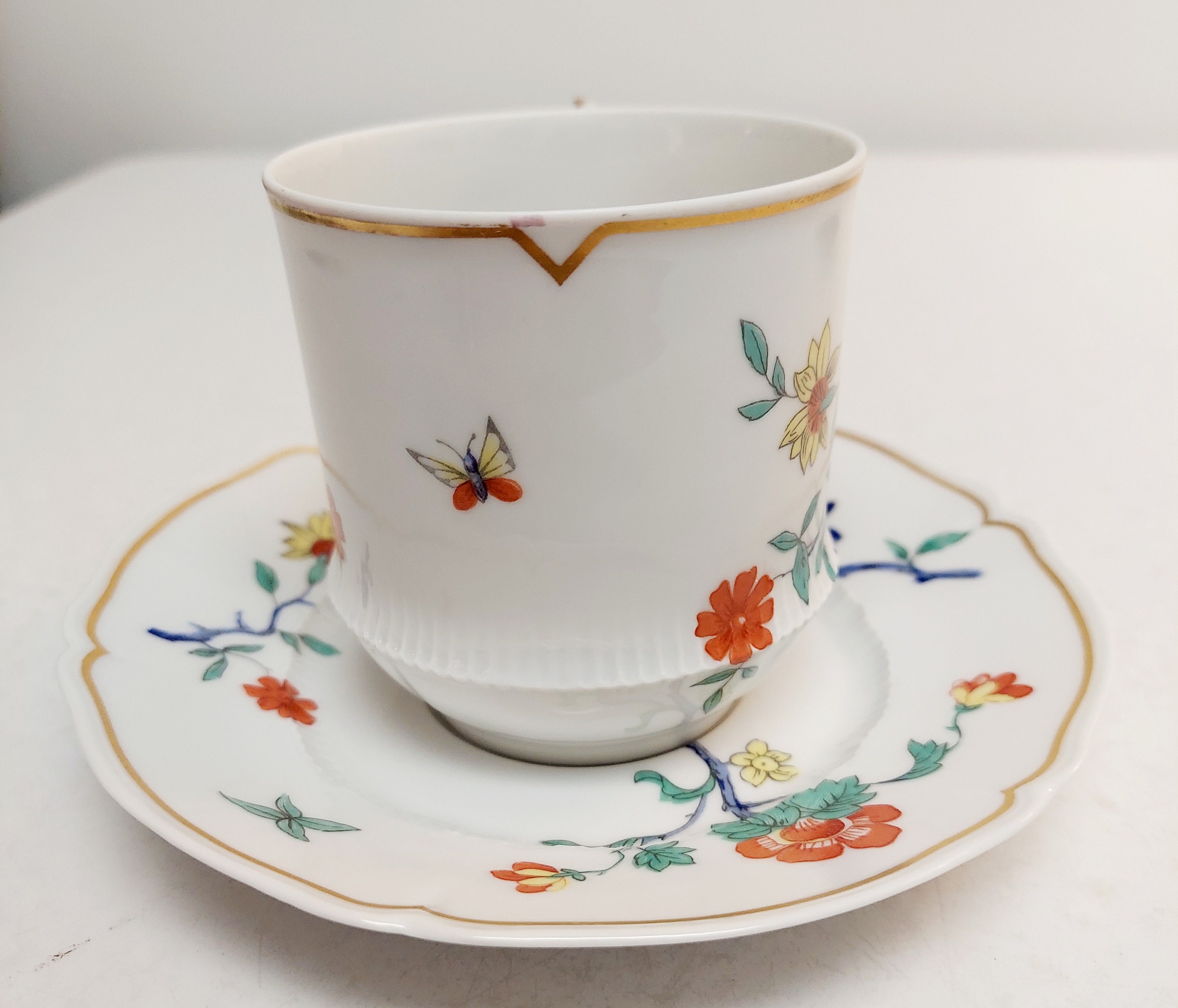 Vintage Haviland Limoges Shalimar Tea Cup and Saucer Flowers - Etsy