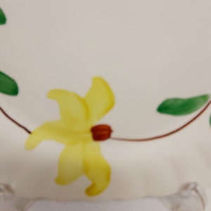 Vintage Blue Ridge Pottery Yellow Flower Platter Farmhouse - Etsy