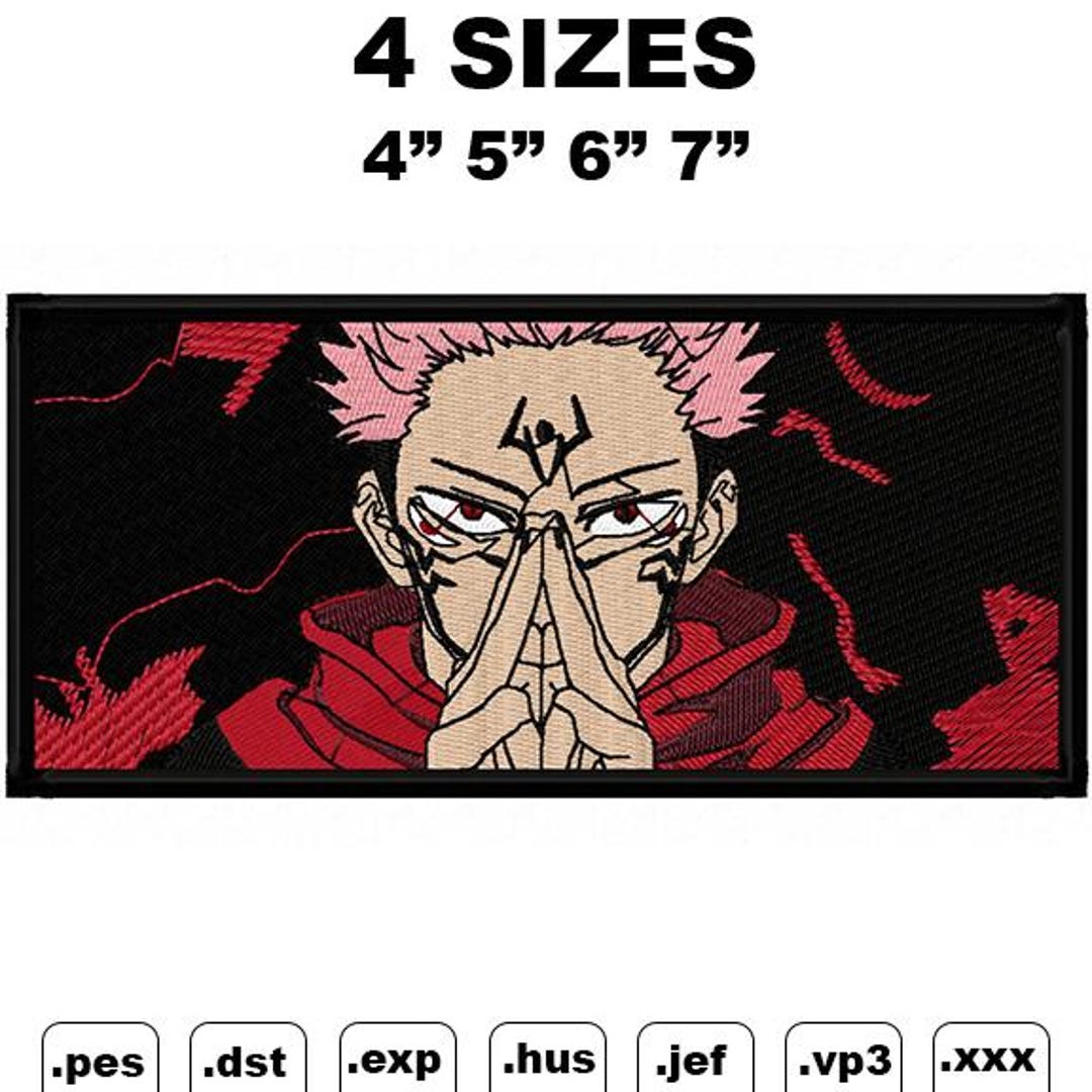 Jujutsu Kaisen Sukuna Embroidery File - Etsy