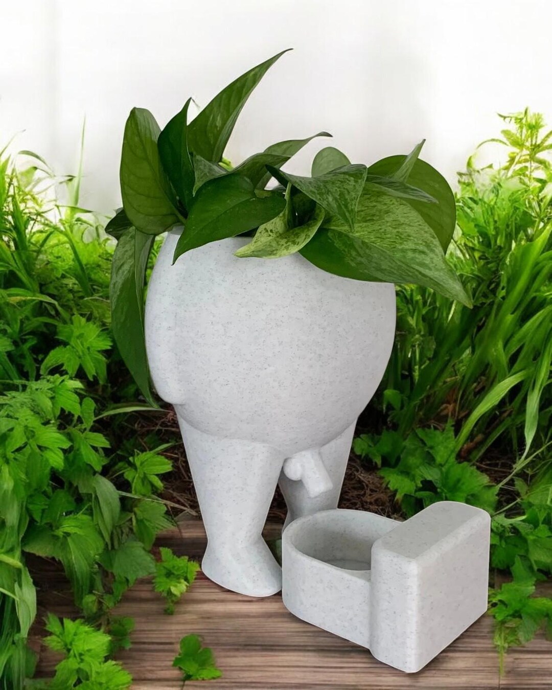 Peeing Man Planter Quirky Home Decor for Plant Lovers - Etsy