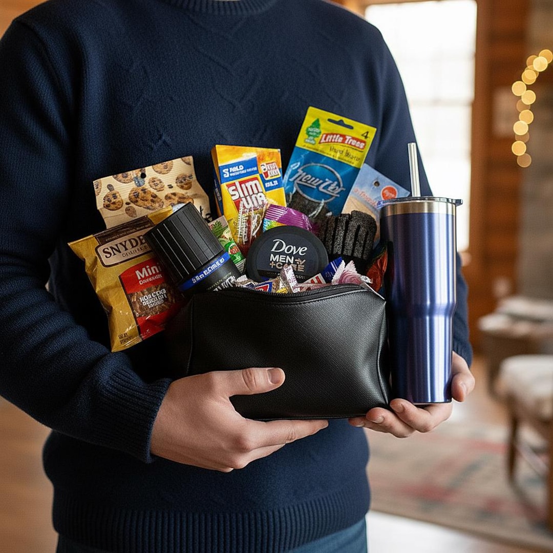 Deluxe Man Cave Gift Basket for Any Occasion Holiday Thoughtful Unique ...