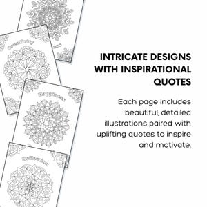 Printable Mandala Coloring Page Adult Coloring Book PDF Digital ...