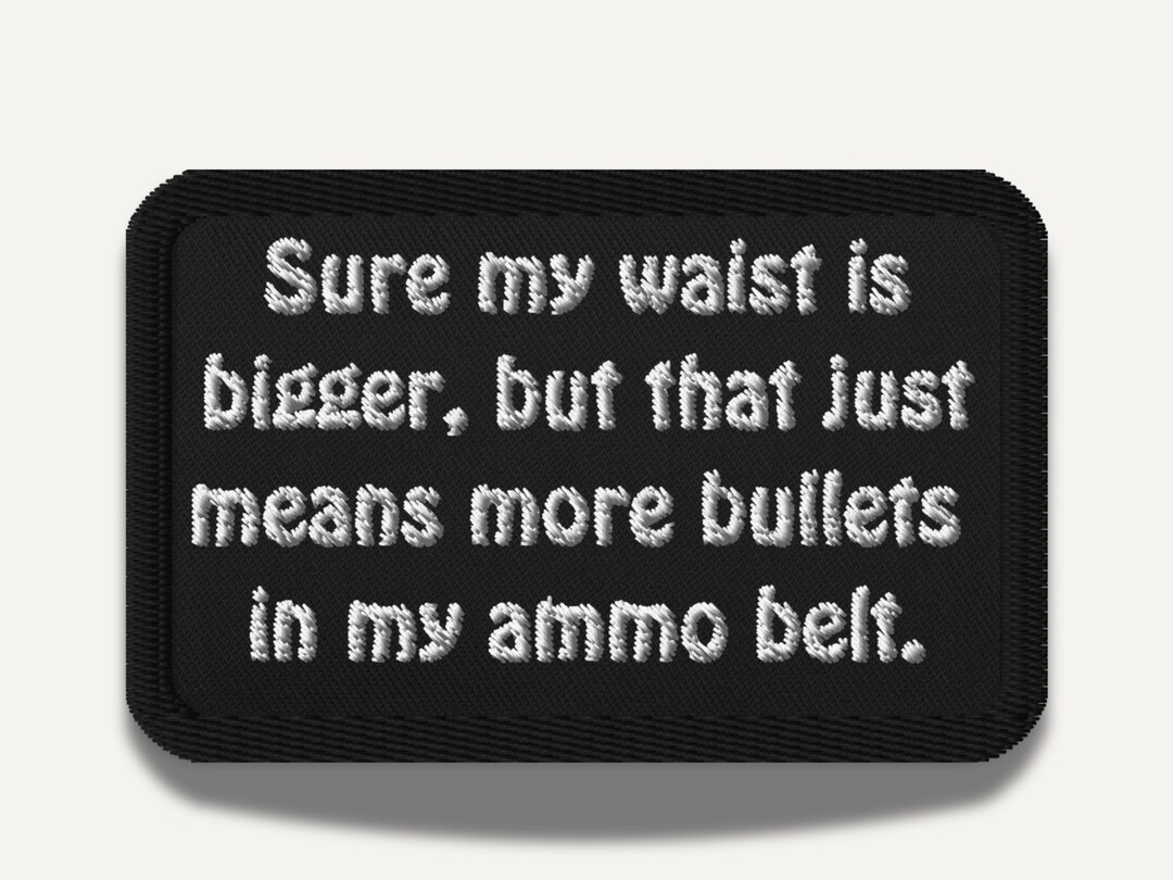 Adventure Time “ammo Belt” Embroidered Patch – Body Positivity Cartoon ...