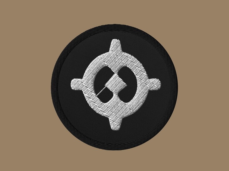 West African Adinkra Embroidered Iron on Patch nya Gyidie Symbol of ...