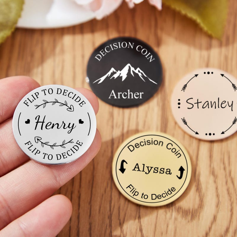 Decision Coin - Etsy UK