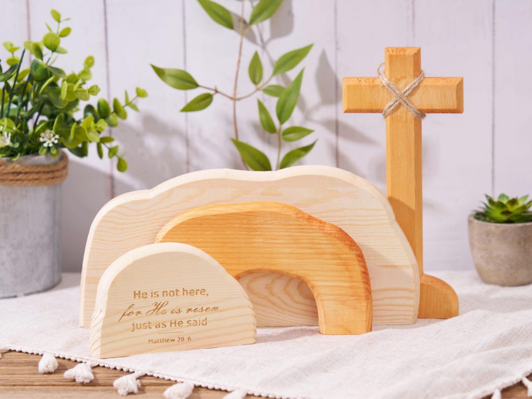 Empty Tomb Display,empty Tomb Easter Decor Easter Creche Resurrection ...