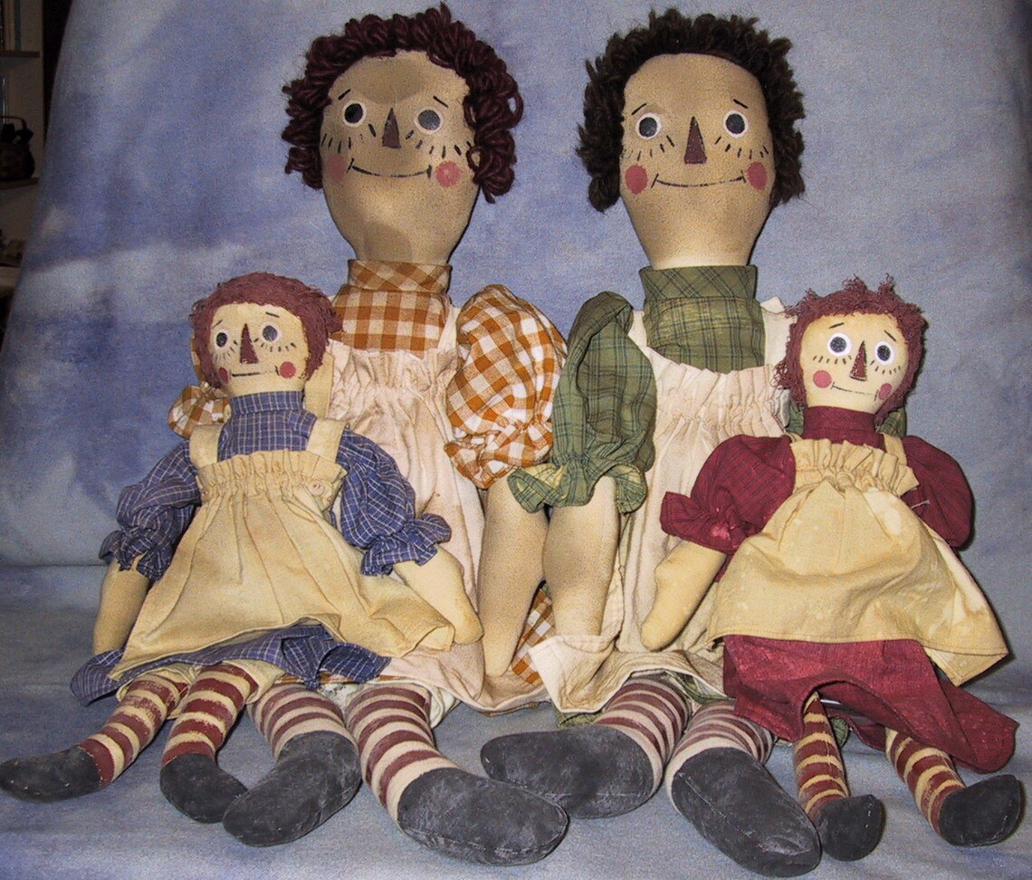 Primitive Rag Doll Artist Pattern: Instant Download - Etsy