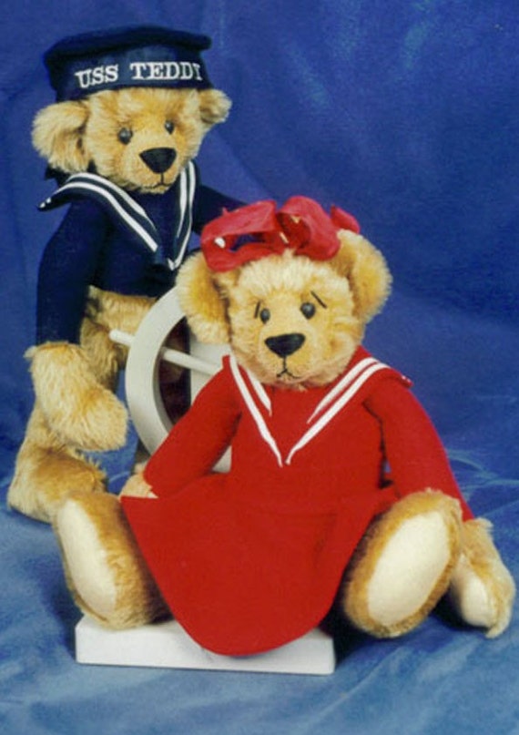 Two Sailor Bear E-patterns Featured in Teddy Bear & Friends. - Etsy