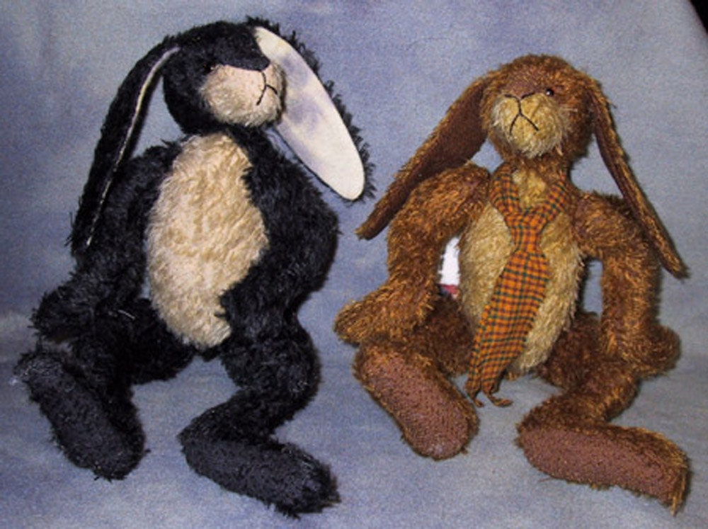 Jointed Artist Bunny Rabbit Pattern - Etsy