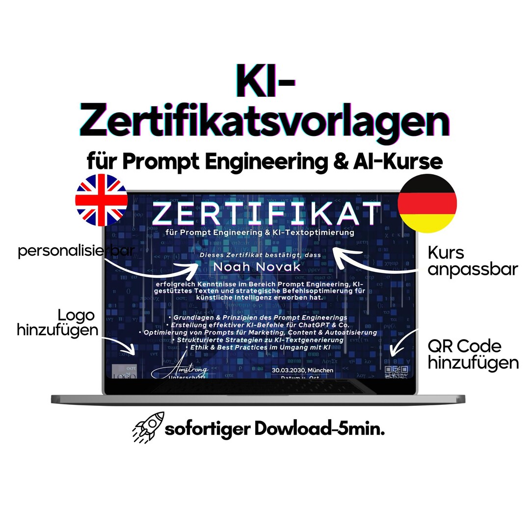 Prompt Engineering Certificate | AI Text Optimization Certificate ...