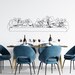 Last Supper Pizza Party Metal Wall Art: Christian Line Art Gift - Etsy