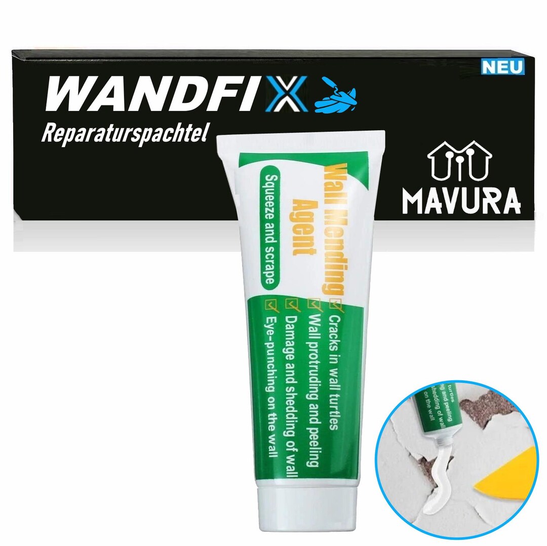 WANDFIX Wall Repair Wall Filler Putty Wall and Ceiling Repair 100g - Etsy