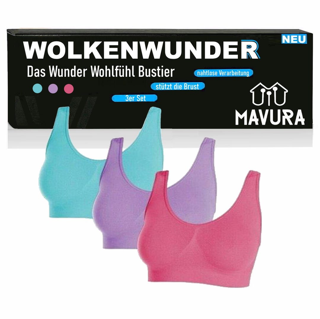 WOLKENWUNDER the Wonder Feel-good Bustier Seamless Bra Replacement ...