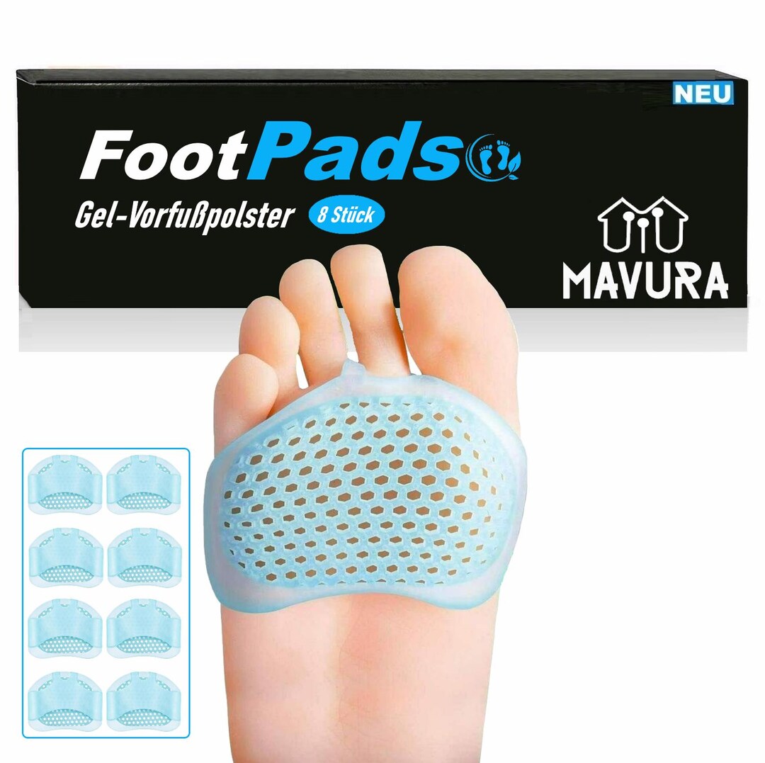 Footpads Forefoot Pads 8x Foot Pads Silicone Foot Pads Gel Ball Cushion ...