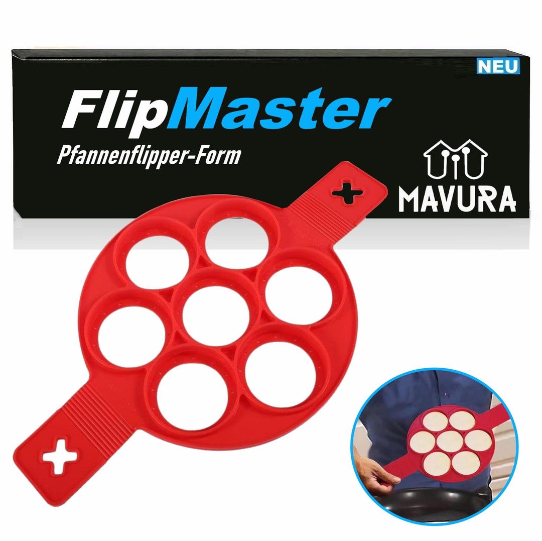Flipmaster Flipper-form Spatula Silicone Pancake Turner Kitchen Aid - Etsy