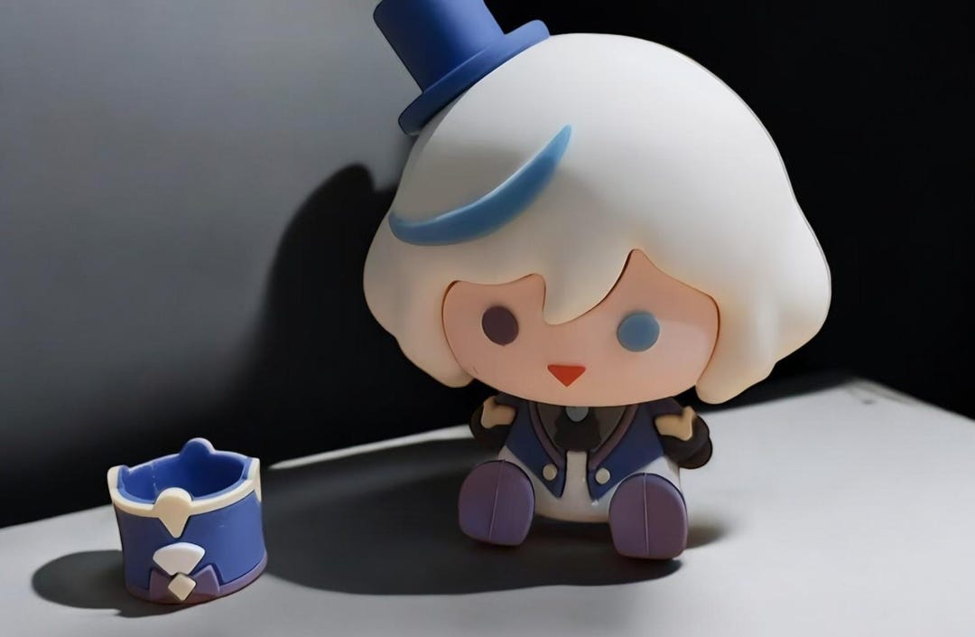 Genshin Impact Furina Figurine – Cute PVC Collectible, Blueberry Cake ...