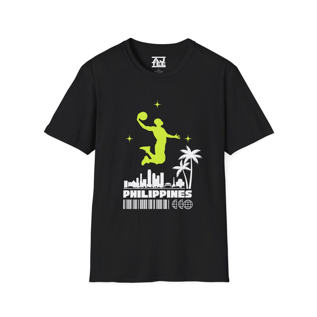 Philippines Basketball T-shirt, Pinoy Hoops Tee, Filipino Sports Shirt ...
