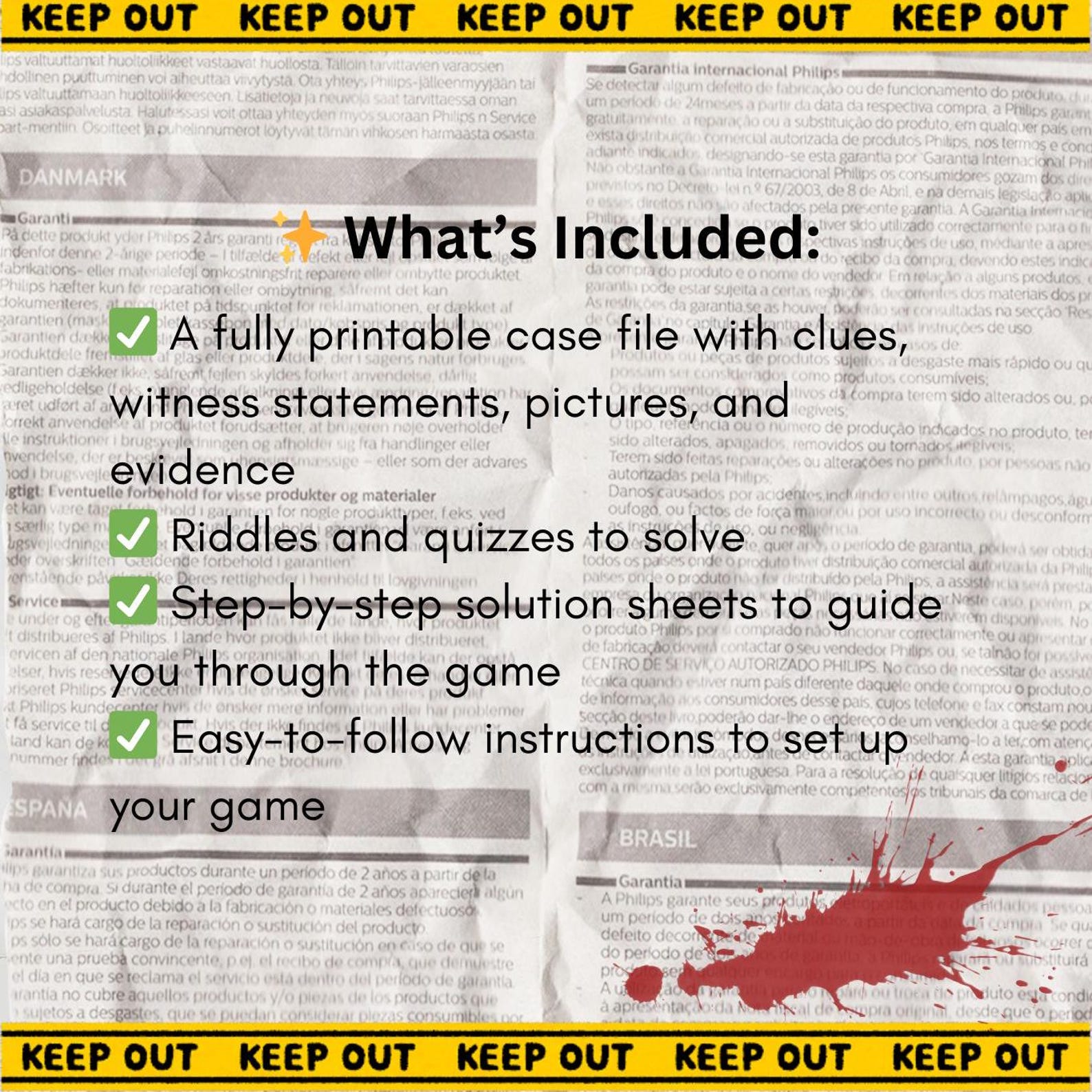 The Beekeeper Murder Printable Murder Mystery Game Unsolved Case Files ...