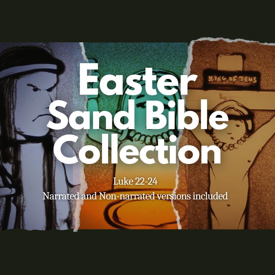 Easter Sand Bible Collection - Video Bundle - Church, Kids Sunday ...
